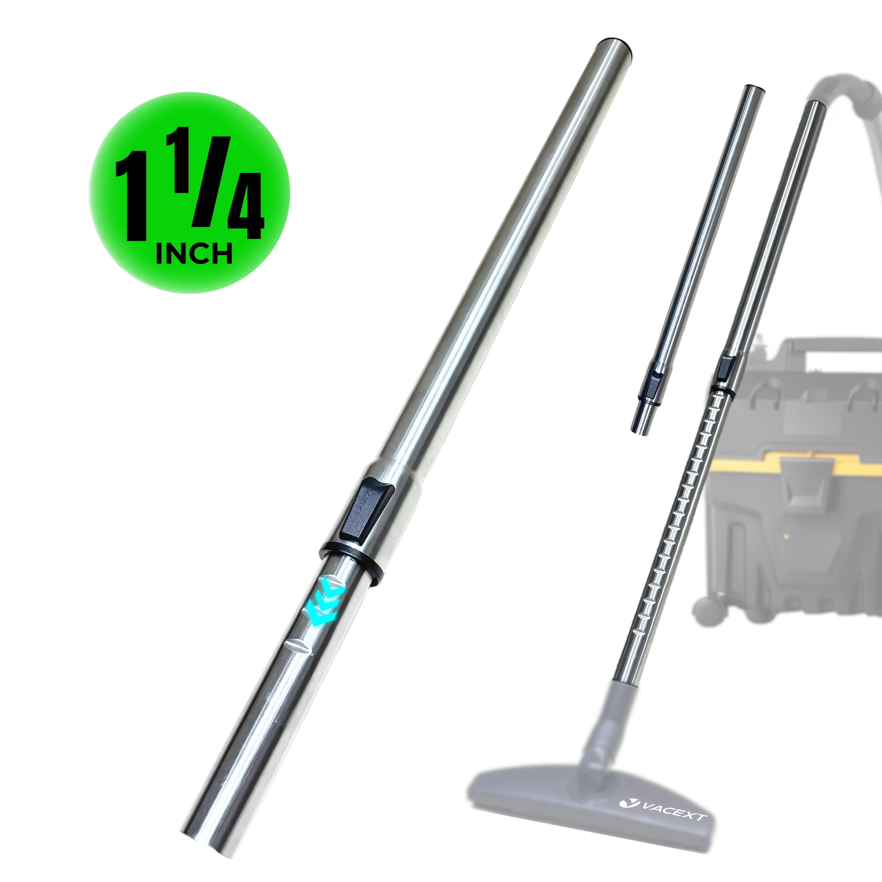 1 1/4 inch 32mm Stainless Steel Telescopic Vacuum Wand Hose Vacuum 1 ...