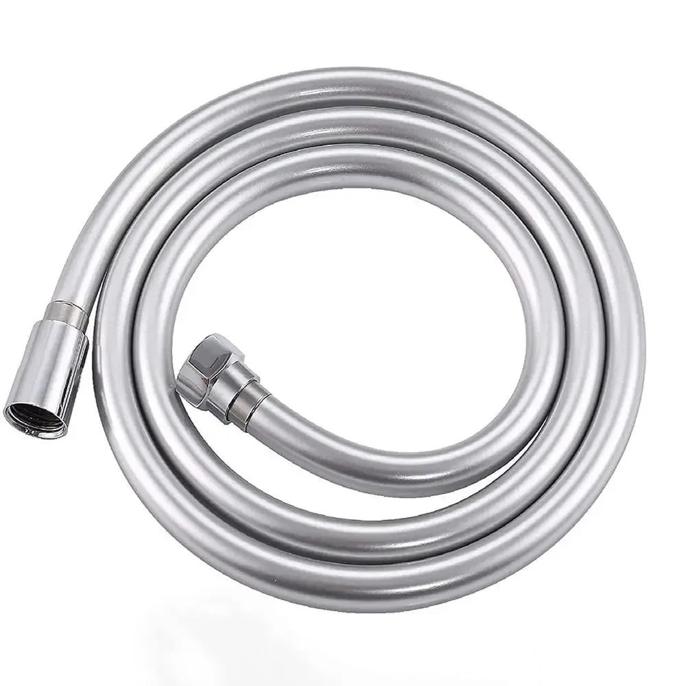 1/1.5/2m PVC Handheld Shower Head Hose Flexible Anti Winding Explosion ...