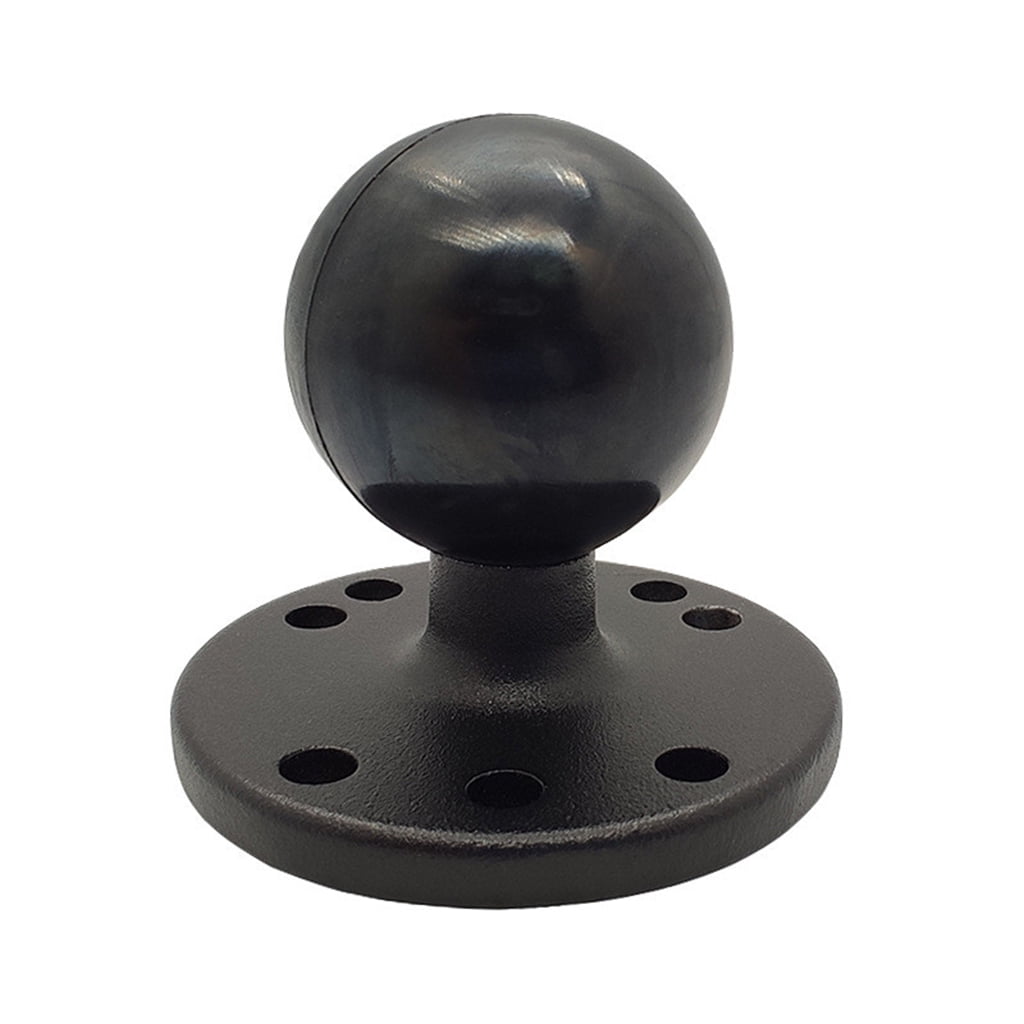 1"/1.5" Rubber Ball for Head Mount Aluminum Round Mounting Base for ...