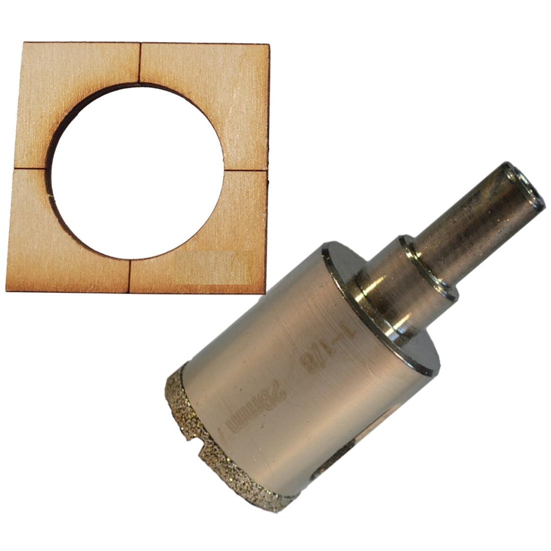 1 1/8" Diamond Hole Saw for Porcelain Tile Shower Pipe holes in Tile Faucet holes in Granite ...