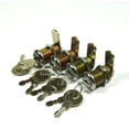 1-1/8" Double Bitted Cam Lock with 6-Disc , Keyed Alike with 2 Keys ...