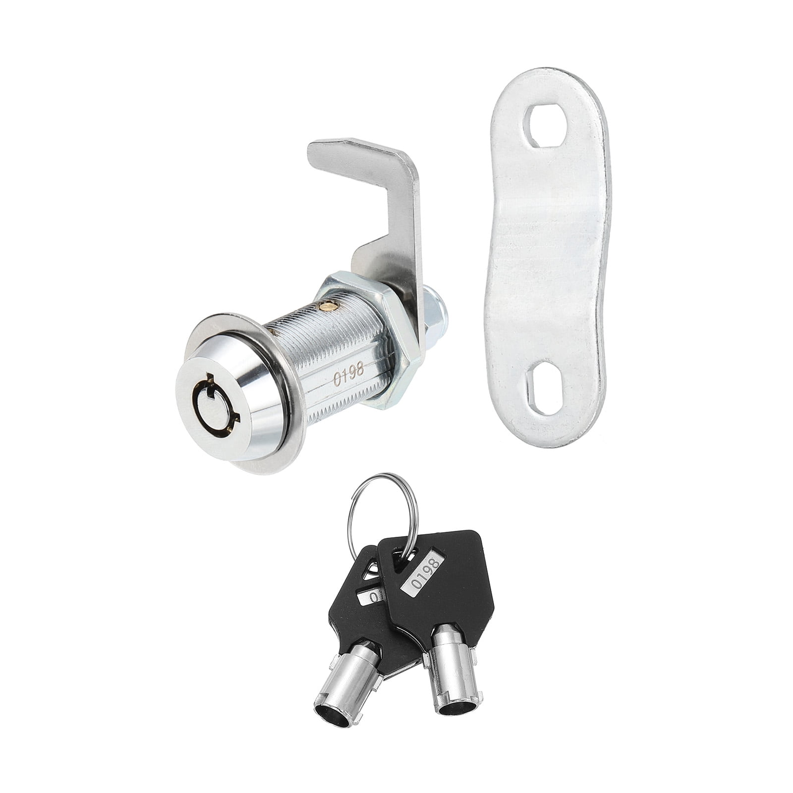 1-1/8 Inch Cabinet Locks with Key, Cam Replacement Lock Cylinder ...