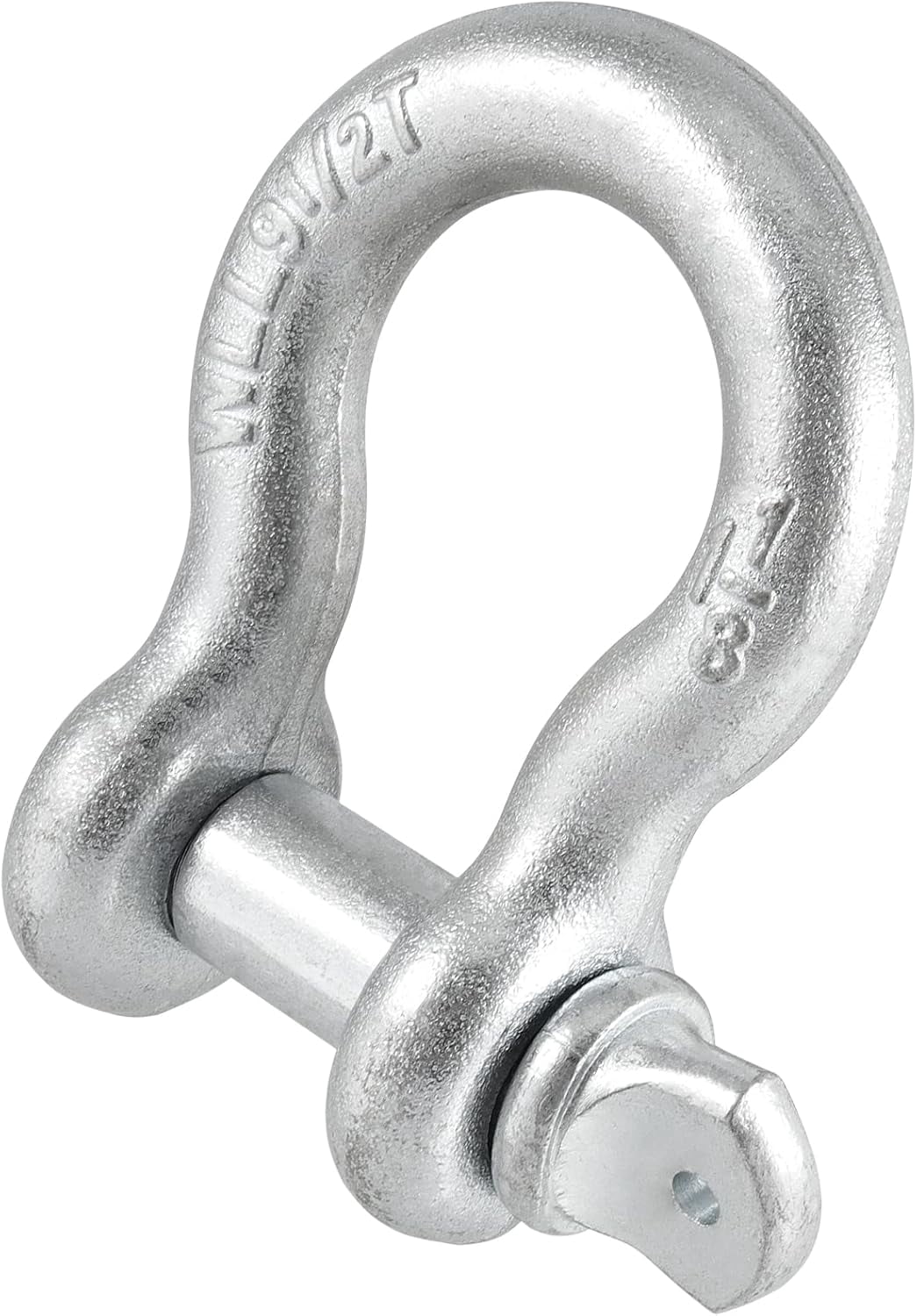 1-1/8 Inch D Ring Shackle, 9.5 Ton / 20,944 Lbs Capacity D-Ring Bow ...