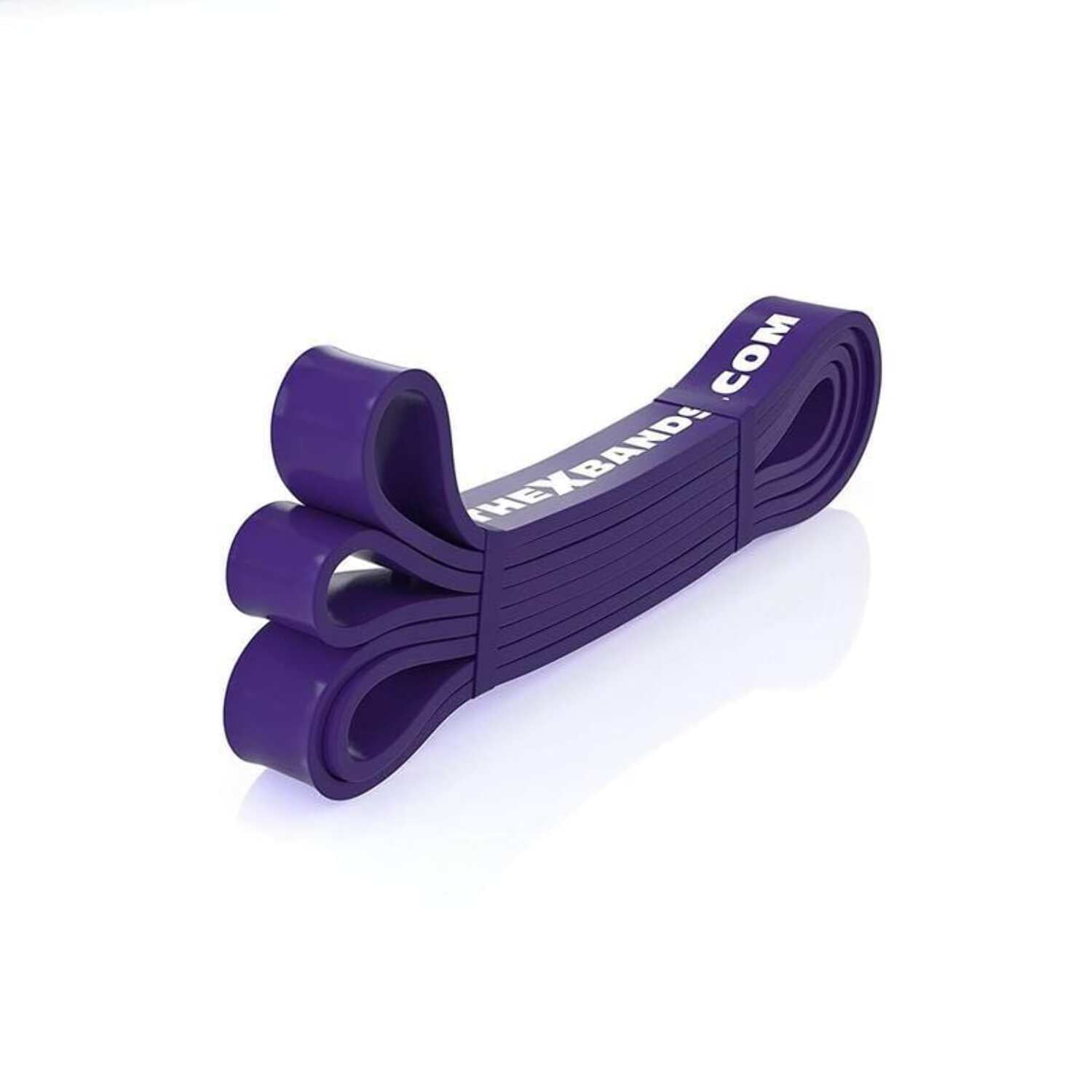 1 1/8" Wide Purple 70lb Resistance Loop Workout Band - Great for pull ...