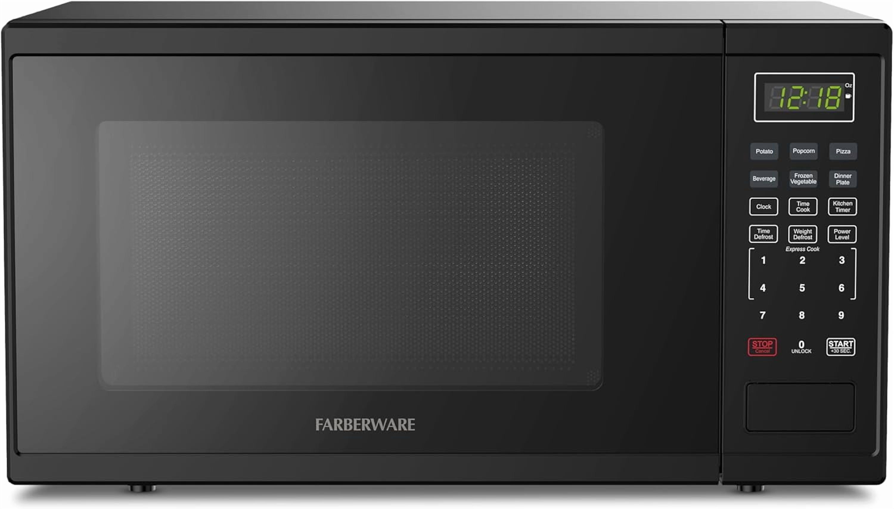 1.1 Cu. Ft. Countertop Microwave Oven – 1000 Watts Power, Auto Cook ...