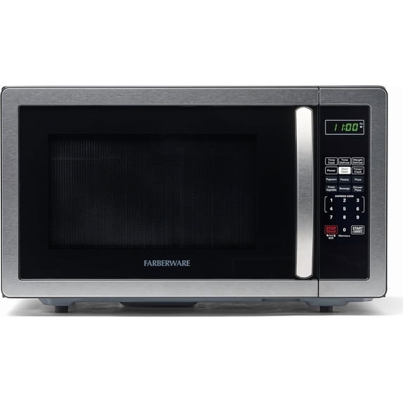 1.1 Cu. Ft. Countertop Microwave Oven – 1000 Watts Power, Auto Cook ...