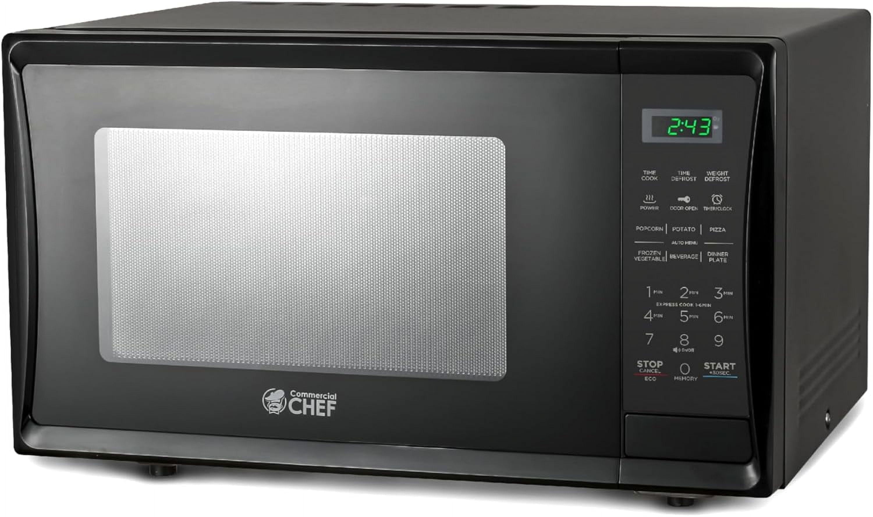 1.1 Cu Ft Microwave with 10 Power Levels, 1000W Microwave with Push ...