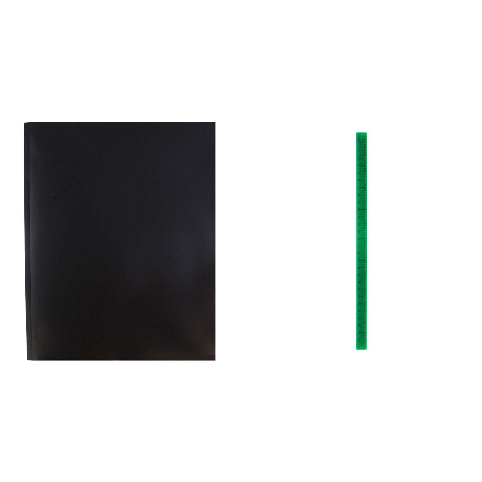 1*1*Folder+1*1*Ruler Clearance! Dunwell Colored Plastic Folder With ...