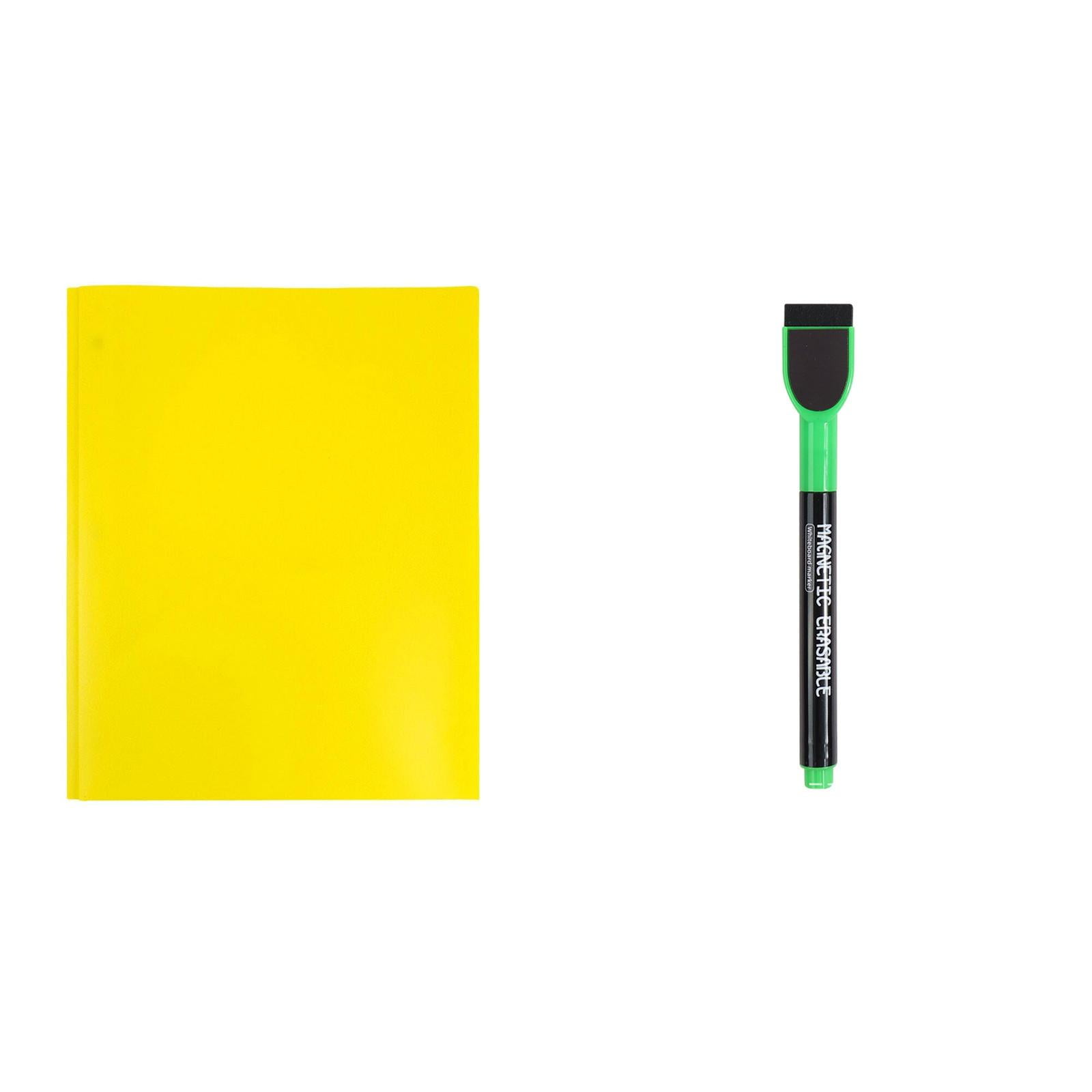 1*1*Folder+1*1*Whiteboard Pen Clearance! Dunwell Colored Plastic Folder ...
