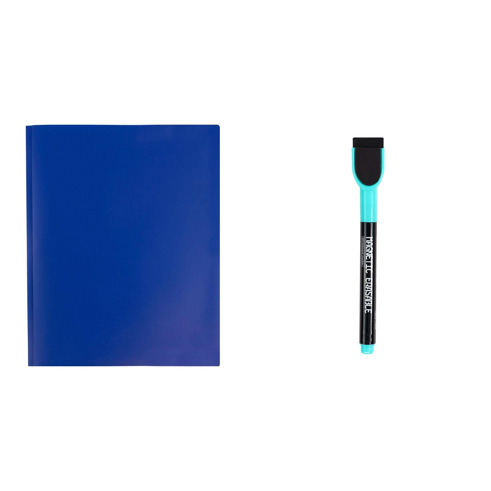 1*1*Folder+1*1*Whiteboard Pen Clearance! Dunwell Colored Plastic Folder ...