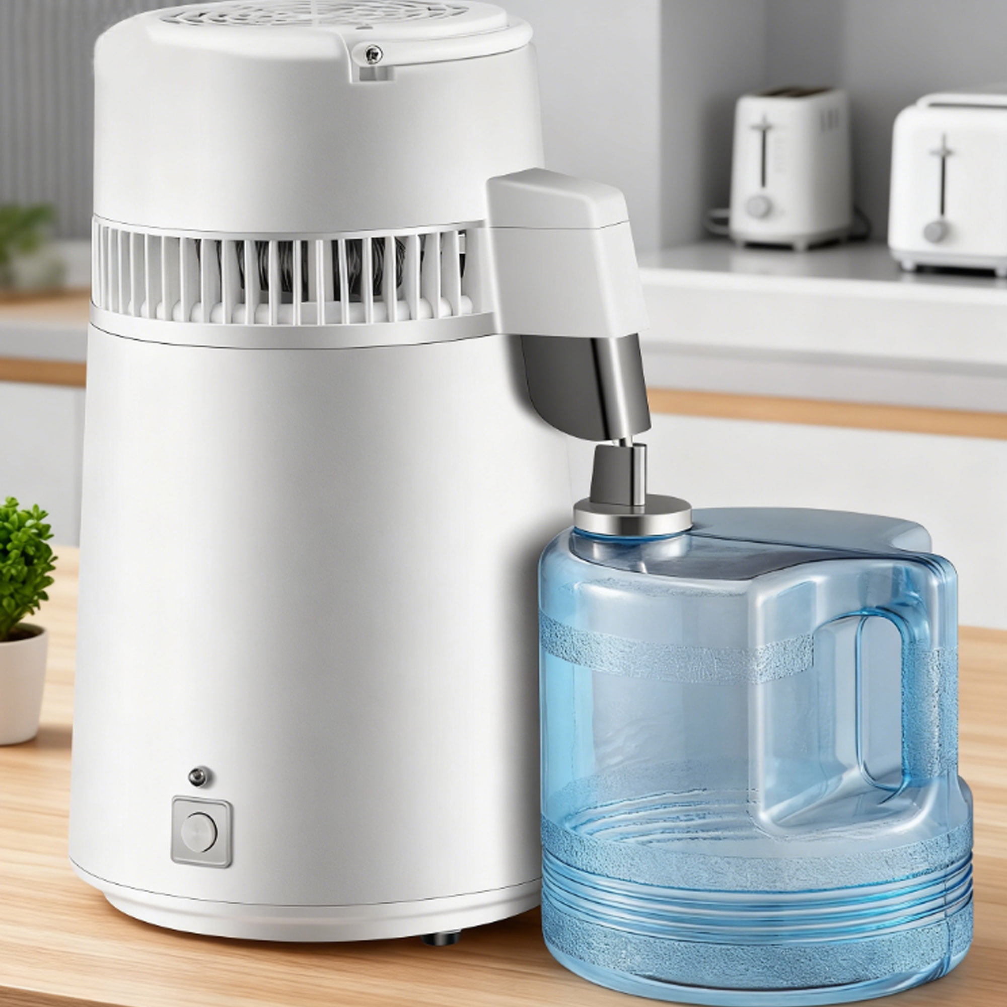1.1 Gallon/4L Water Distiller, 750W Distilled Water Maker Purifier ...