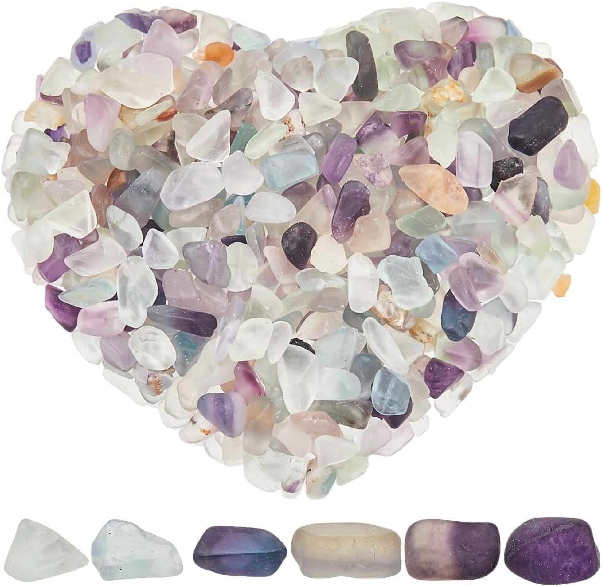 1.1 Lb/500g Amethyst Stones Chips Mixed Crystal Stone Chips Crushed No ...