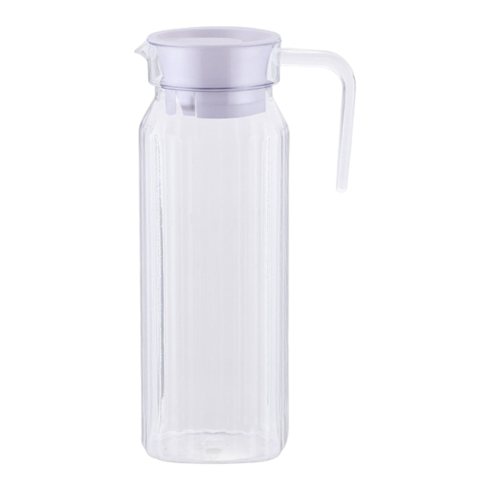 1.1 Litre Plastic Pitchers with Lid BPA-Free Clear Water Pitcher for ...