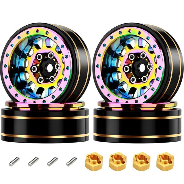 1.1" Wheel Hubs Rims for Traxxas TRX4M, Axial SCX24, FMS FCX24 RC Cars ...