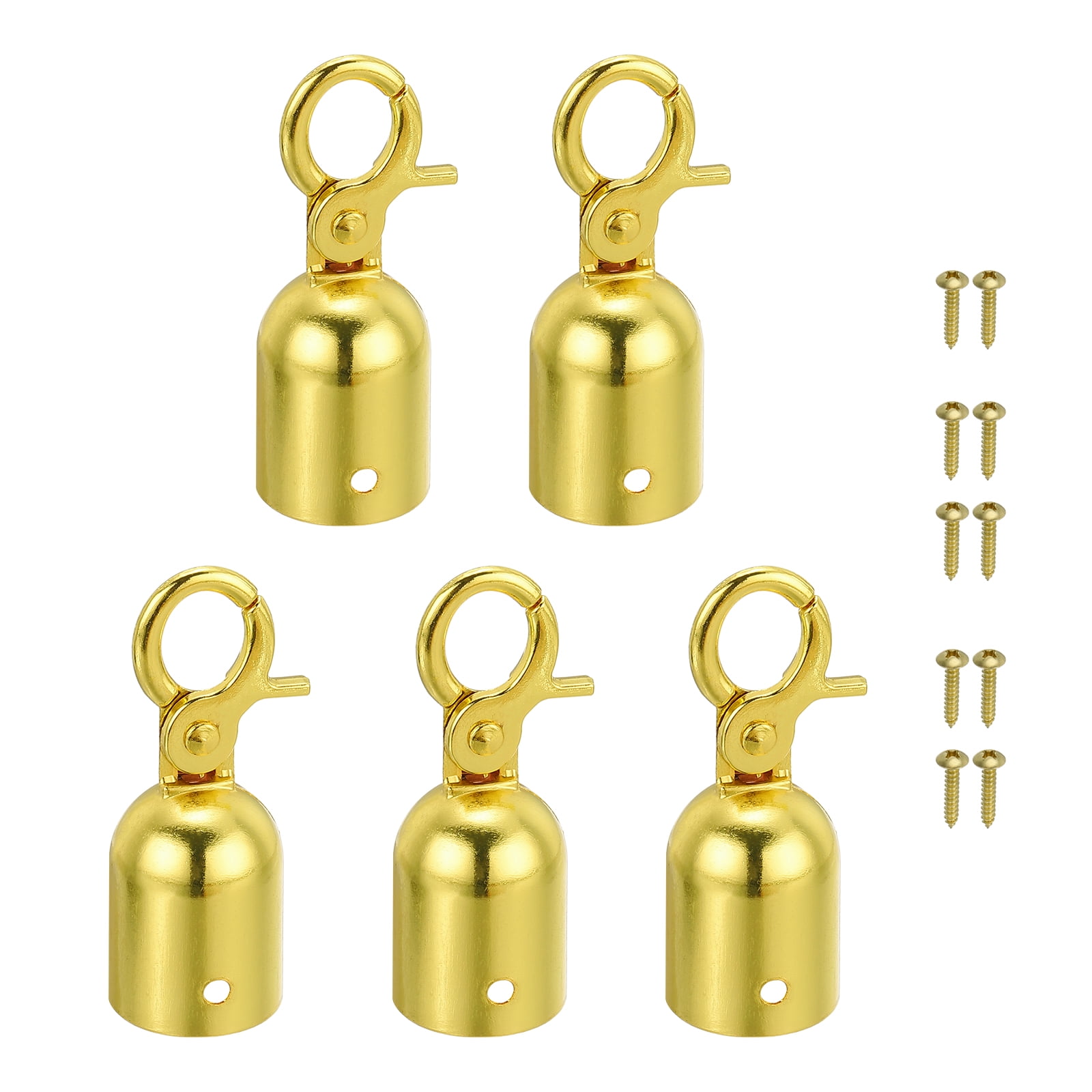 1.1"x3" Stanchion Rope End Stopper, 5 Pack Cord End Caps Barrier Rope ...