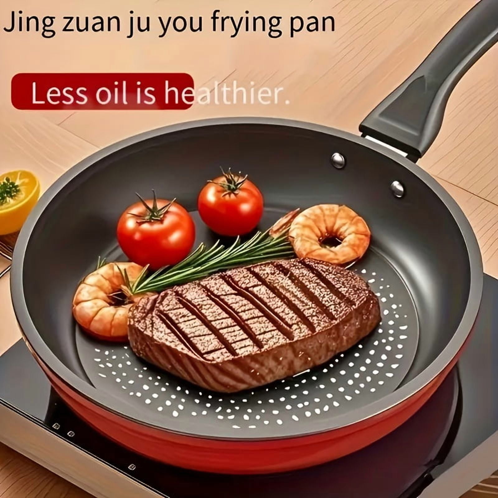 1/10/12-Piece Stainless Steel Nonstick Pan Set, Heat Resistant Frying ...