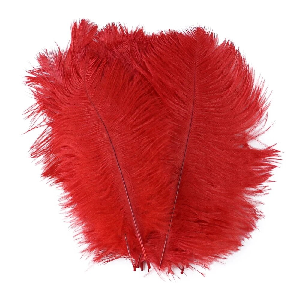 1/10/20PCS Dyed Various Real Ostrich Feather Wholesale Price 15-20CM ...