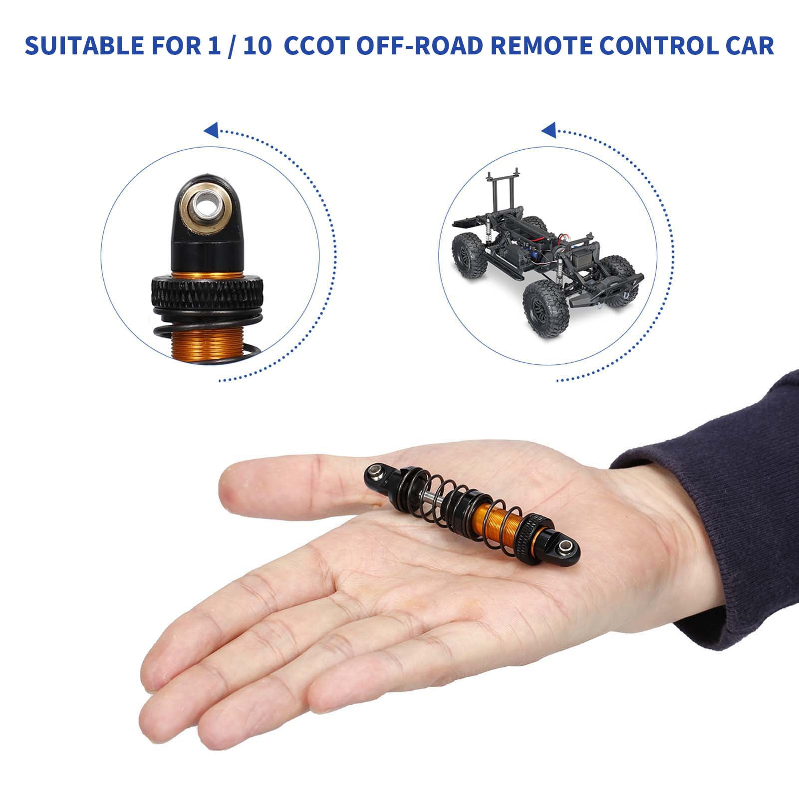 1/10 4pcs Adjustable 90mm Metal Damper For 1/10 CC01 Remote Control ...