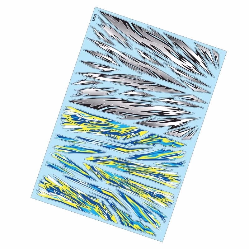 1/10 Body Sticker Decal Sheet for RC Drift Car Tamiya TT01 TT02 Kyosho ...