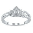 1/10 Carat T.W. Diamond Sterling Silver Promise Ring - Walmart.com