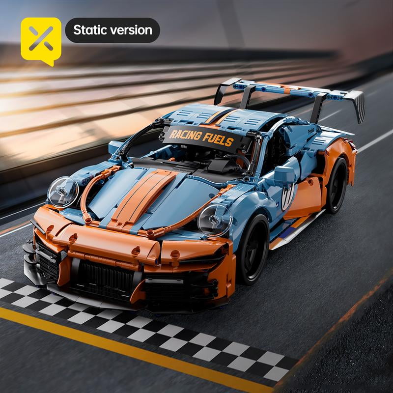 【1:10】 Colorful Building Blocks Assembly Race Car Science and Education ...