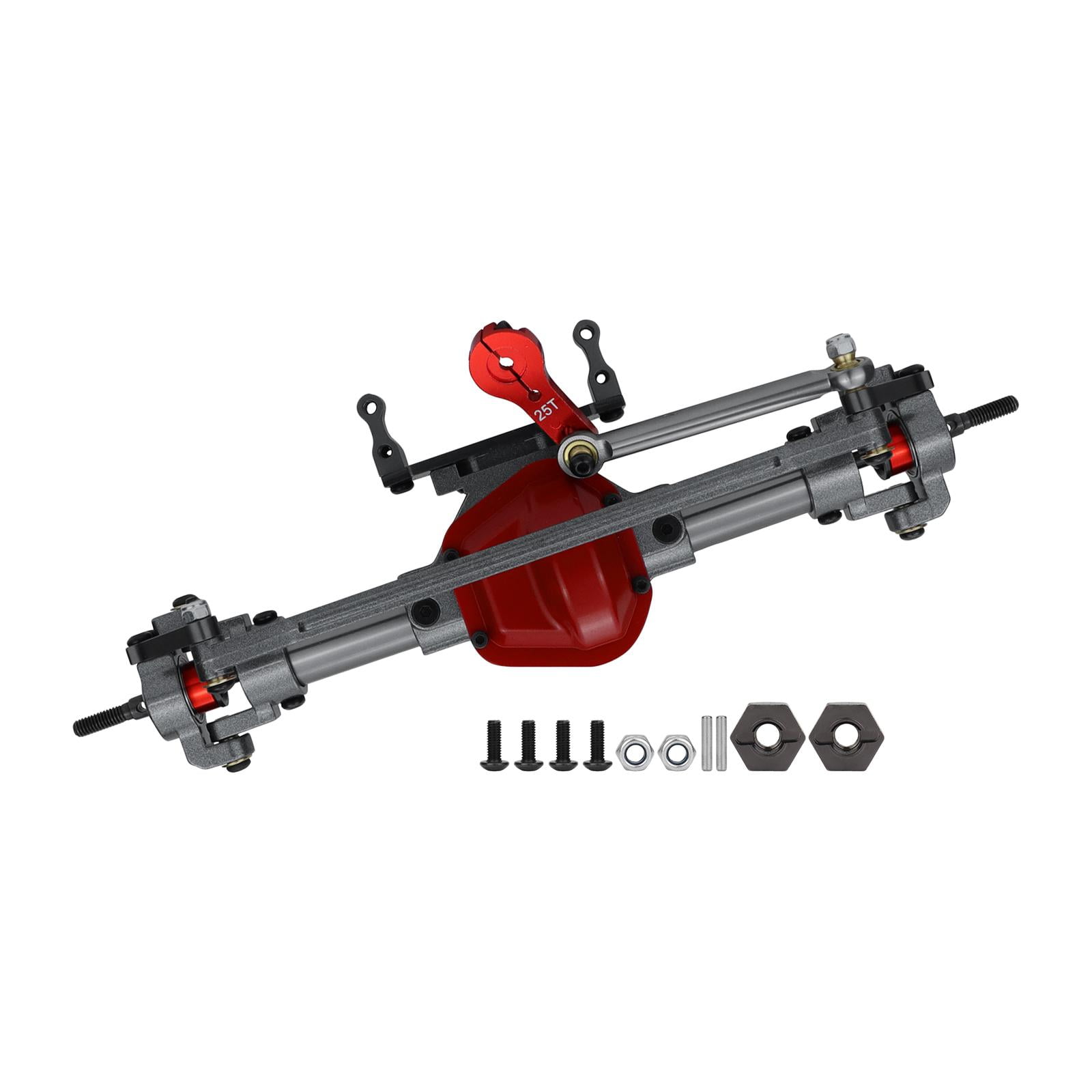 1/10 Front Axle with Servo Base for Axial SCX10 D90 Trucks Vehicles DIY ...