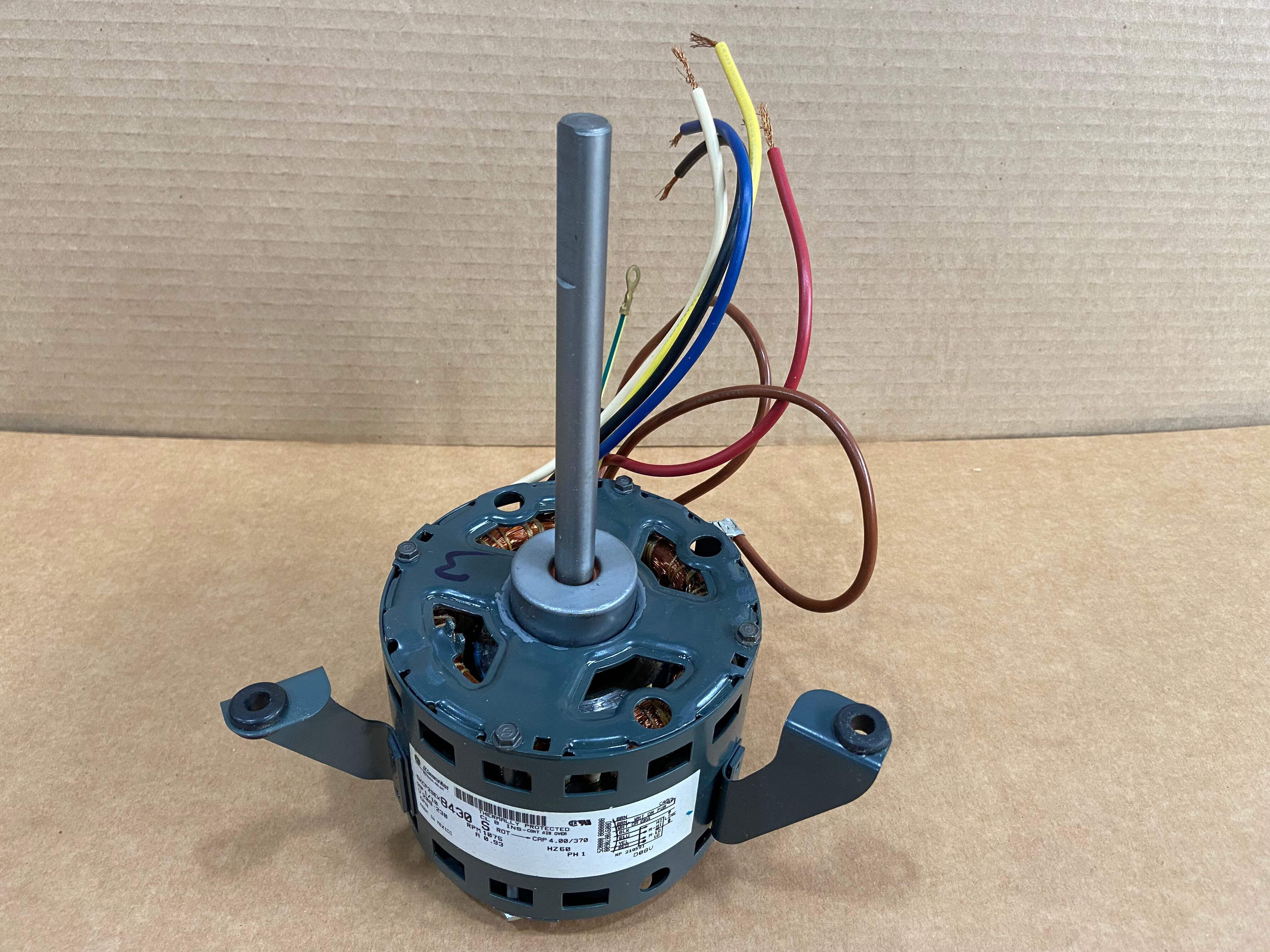 1/10 HP Electric Motor 208-230/60/1 1075 RPM 4 Speed - Walmart.com