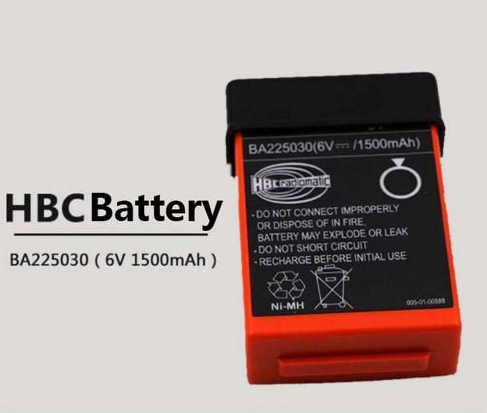(1-10 Pack) Replacement BA225030 6V 1500mAh Ni-Mh Battery For HBC Pump ...