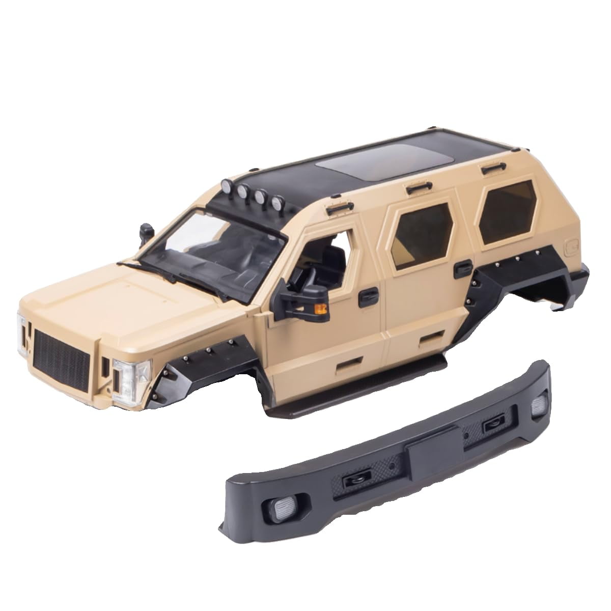 1/10 RC Crawler Hard Body Shell Kit - 324mm Wheelbase George Patton Off ...
