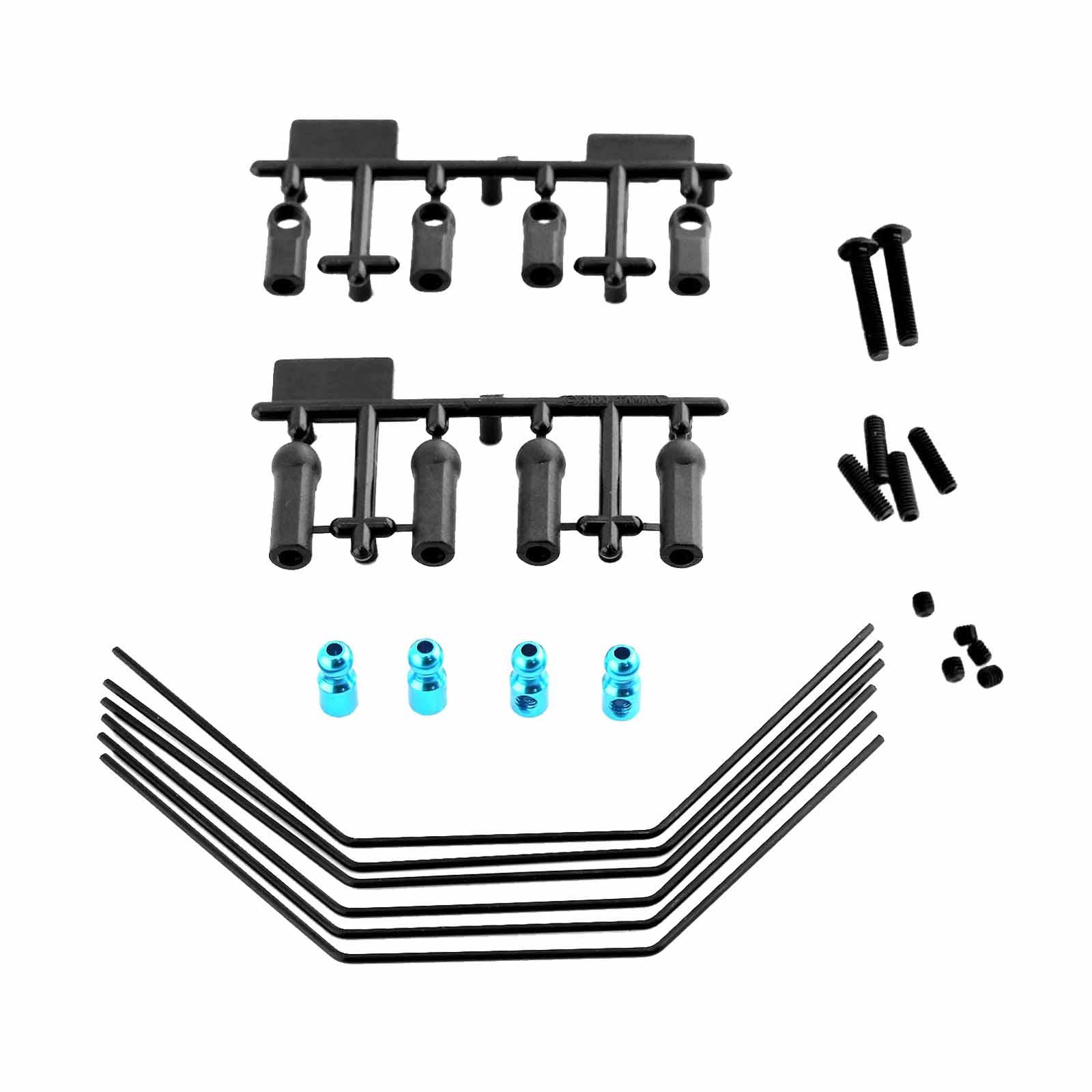 1/10 RC Spare Parts, Universal Stabilizer Set, Front Rear RC Anti Sway ...