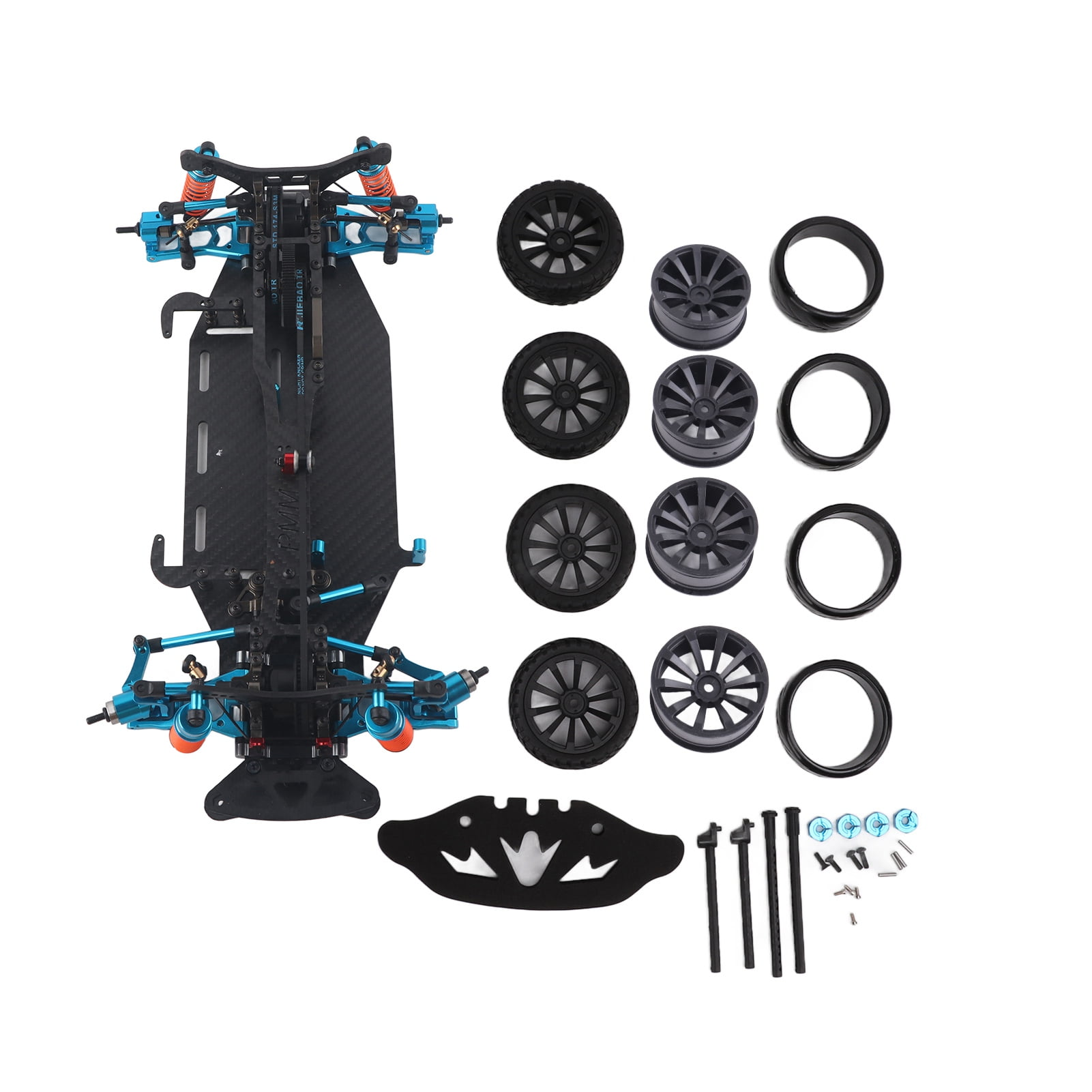 1/10 Scale Carbon Fiber Frame Simulation Flat Running Belt Drive ...