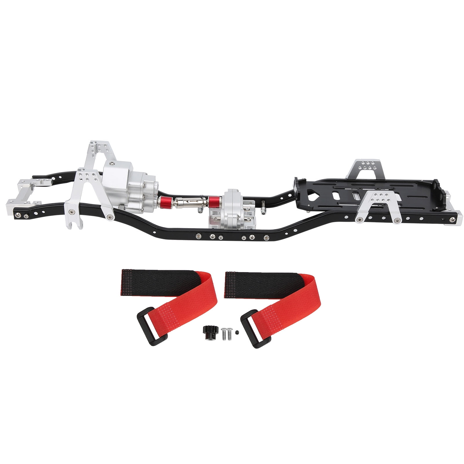 1/10 Scale Crawler RC Car Silver Metal Chassis Frame with 313mm ...