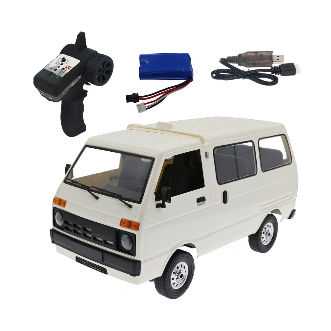 1/10 Scale RC Van Car, 2.4GHz Full Proportional RC Drift Car Model with ...