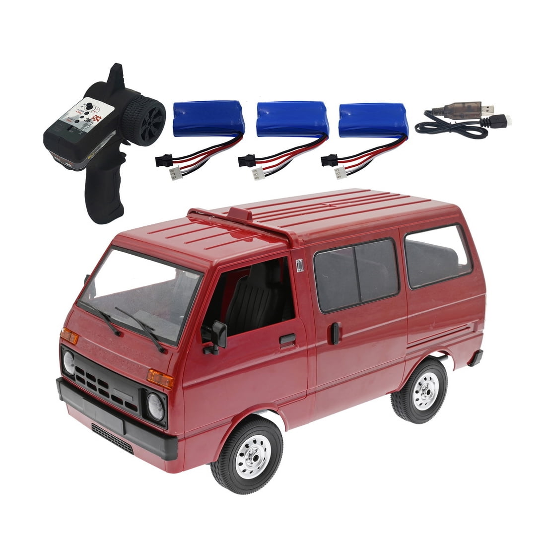 1/10 Scale RC Van Car, 2.4GHz Full Proportional RC Drift Car Model with ...