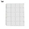 1/10 Sheets 20 Pockets Clear PVC Coin Holder Page Album for Coin ...