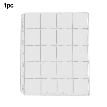 42 Pockets Classic Plastic Coin Holders Sheets For Storage Collection ...