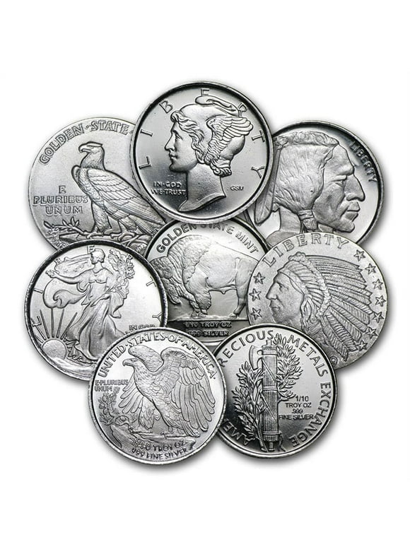Silver Rounds in Silver Bullion - Walmart.com