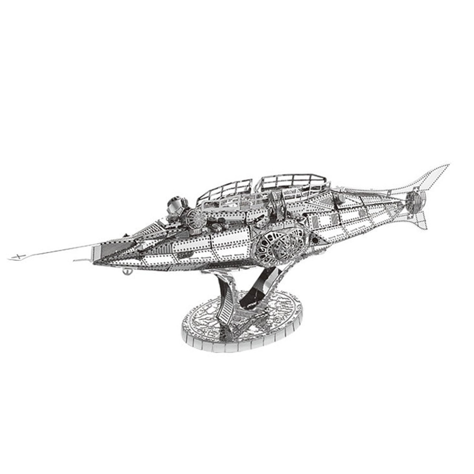 1: 100 3D Metal Kits Nuclear Submarine Model Warship Model Warship ...