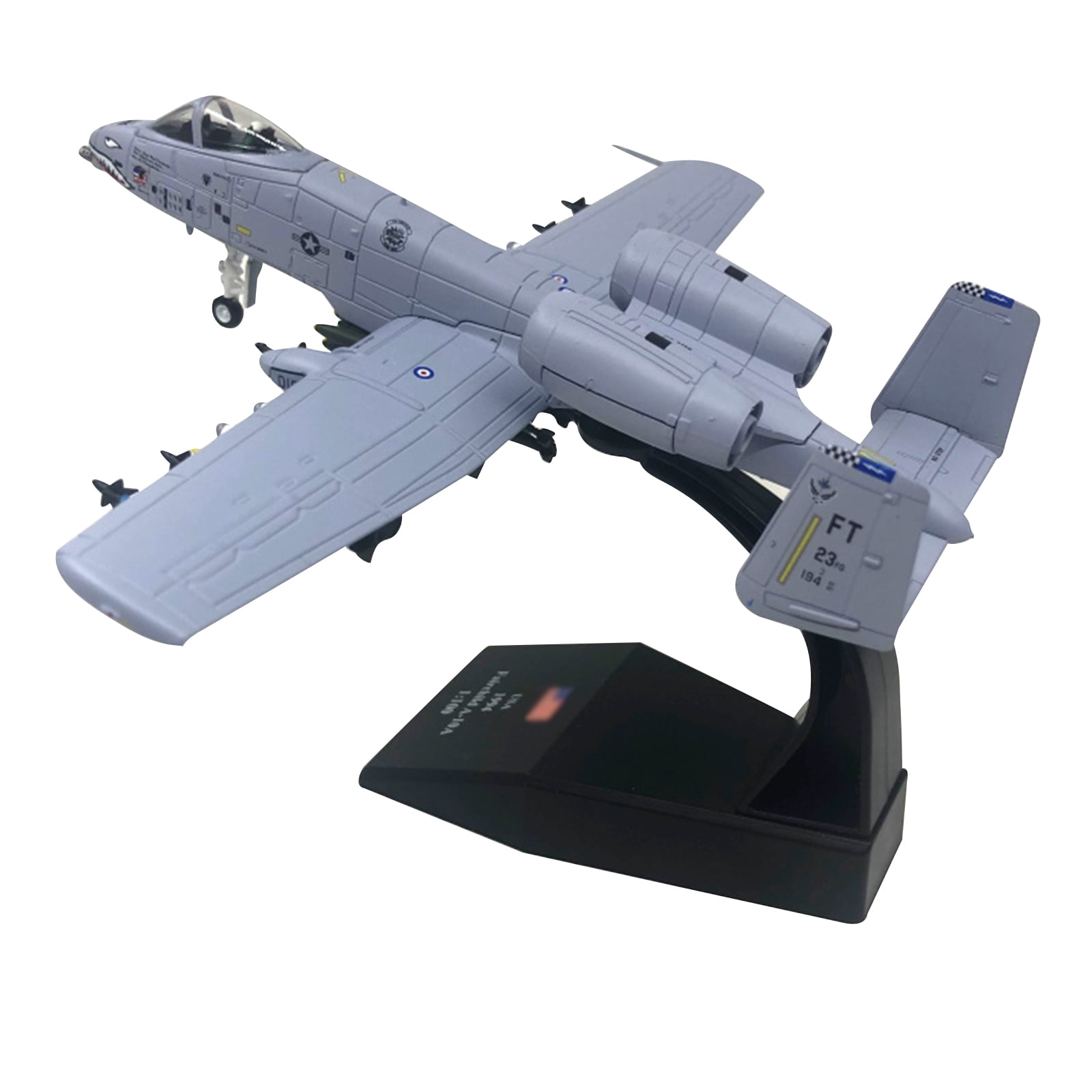 1:100 A-10 Attack Aircraft Thunderbolt II Aircraft Model Simulation ...