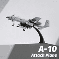 1/100 A-10 Thunderbolt II Warthog Attack Plane（Painted Version） Metal ...
