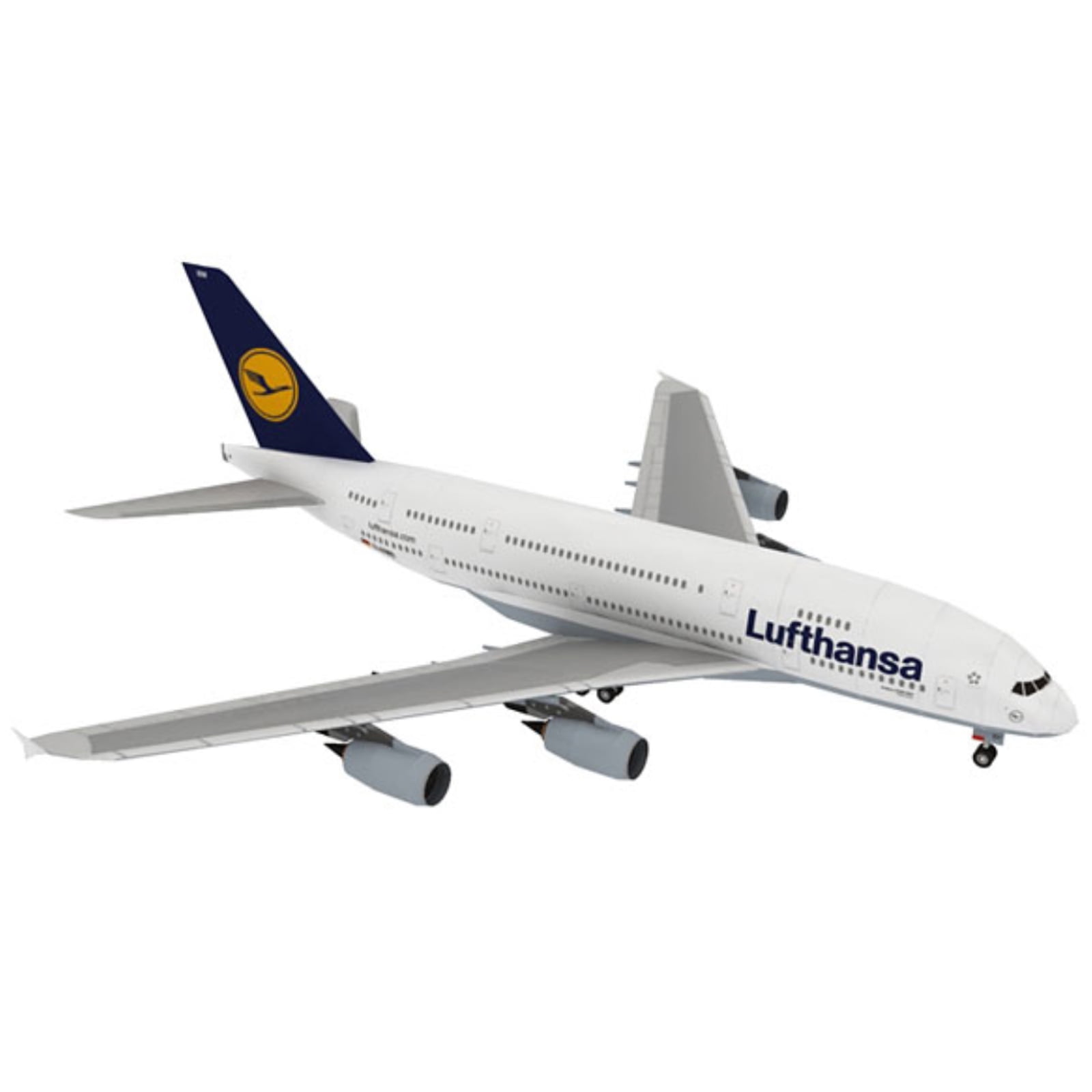 1/100 A380 Lufthansa Paper Model Set DIY Friendly Aviation Collectible ...