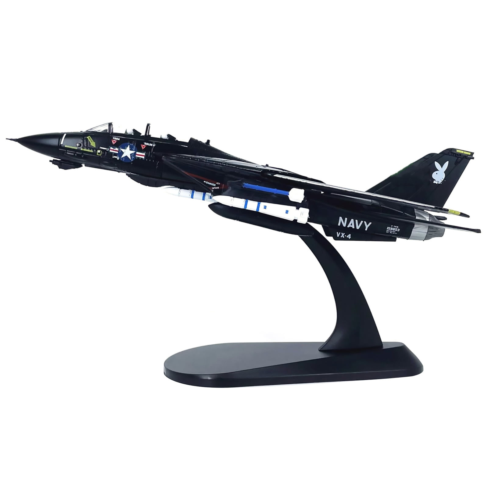 1:100 F-14 Tomcat US Fighter VX-4 Jet Model Alloy Aircraft Diecast ...