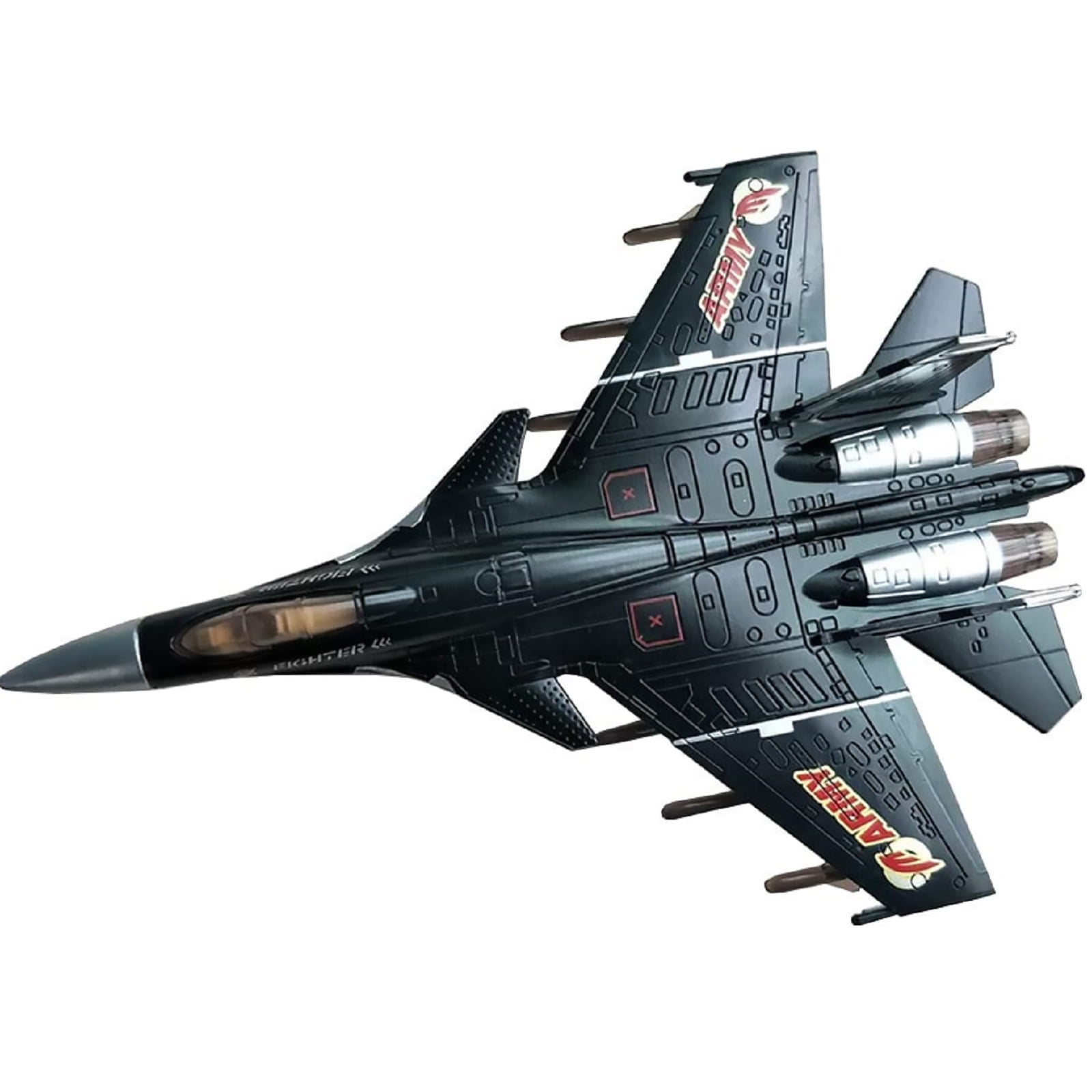 1/100 Fighter Aircraft J15 Jet Aircraft Alloy Model with Display Stand Model Planes Gift ...