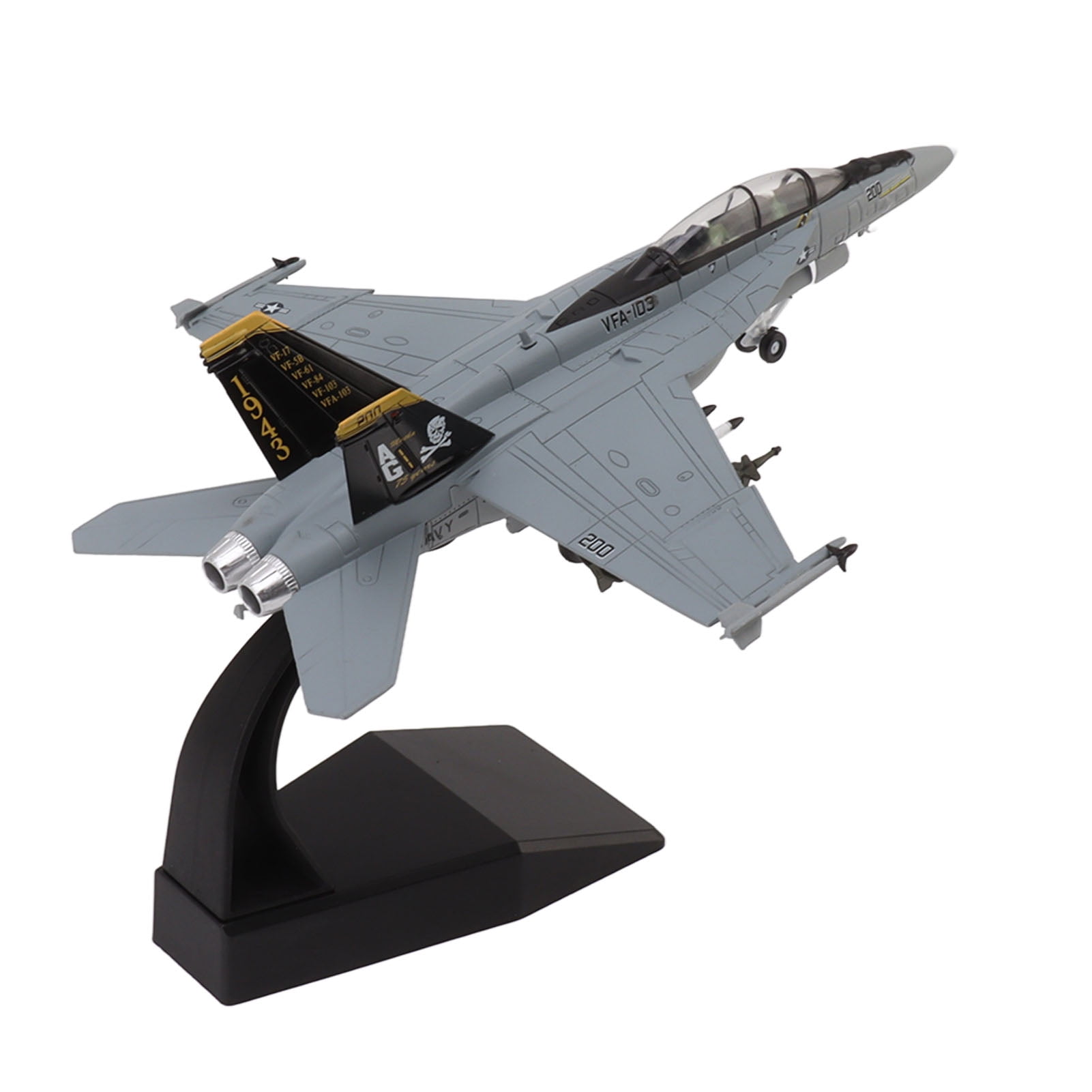 1:100 Fighter Model Toy Portable High Simulation Collectable Die Cast ...