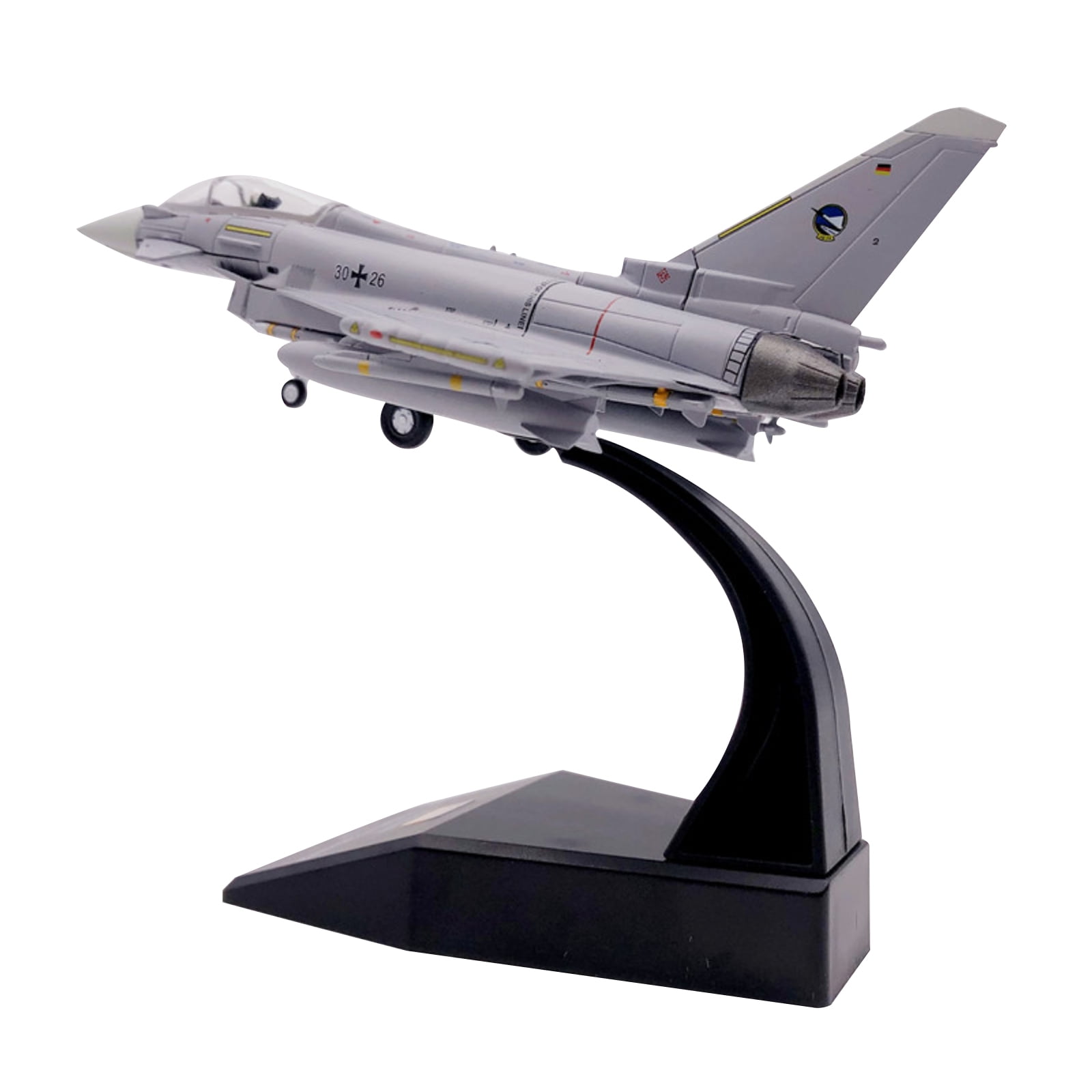 1:100 EF2000 Fighter Model Military Fighter Aircraft Model Alloy ...