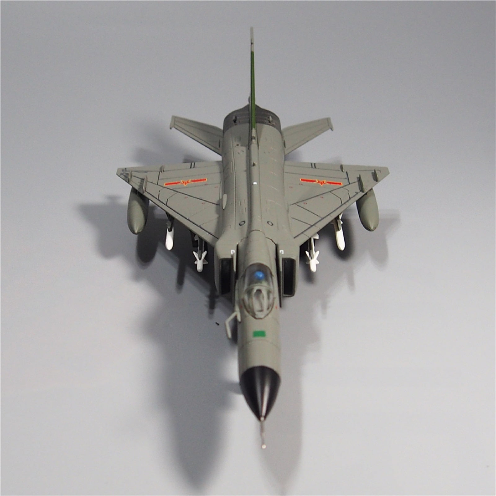 1/100 Metal Airplane Models J-8 Fighter Attack Plane Models Simulation ...