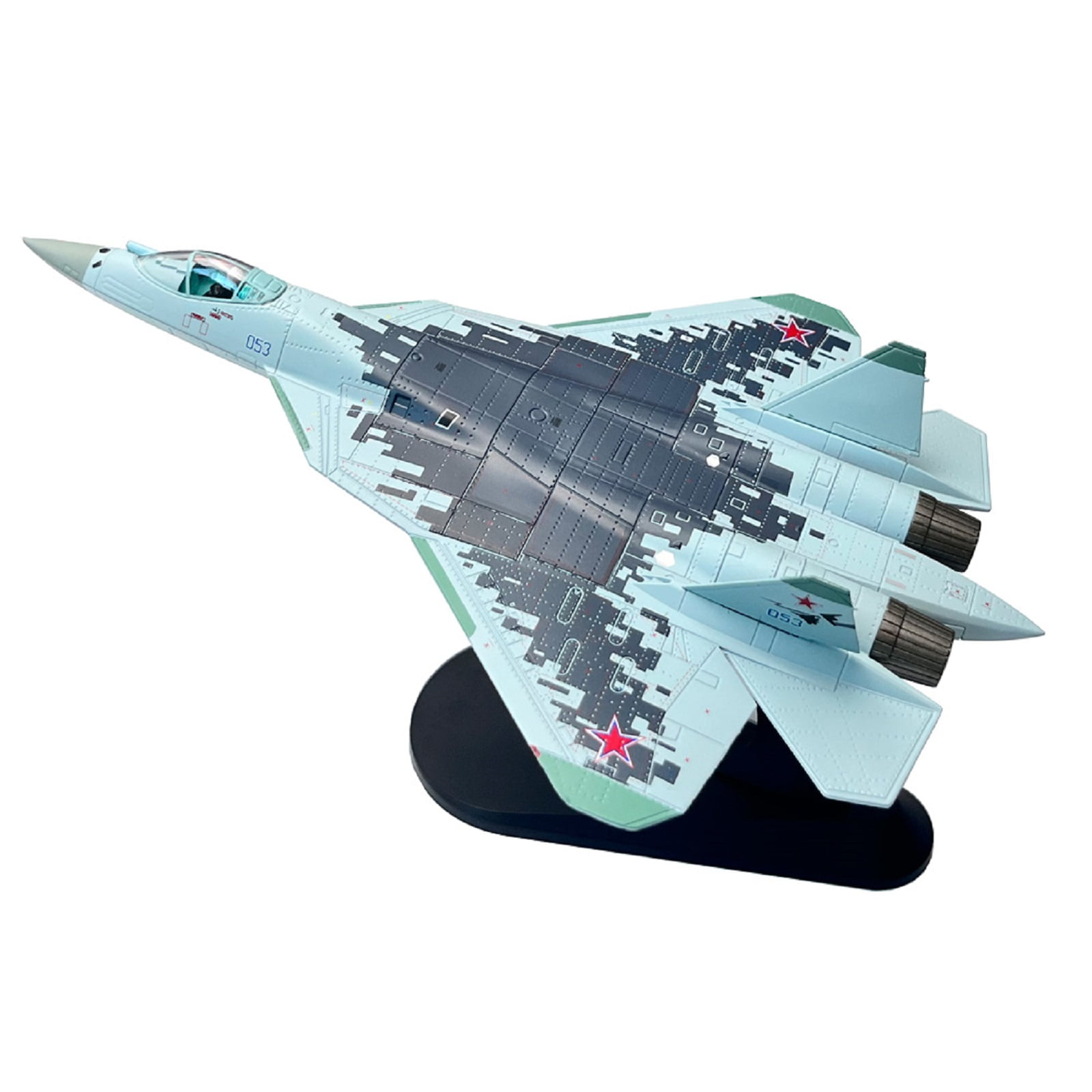 1/100 Russian SU57 Air Force Su-57 Stealth Fighter Aircraft Diecast ...
