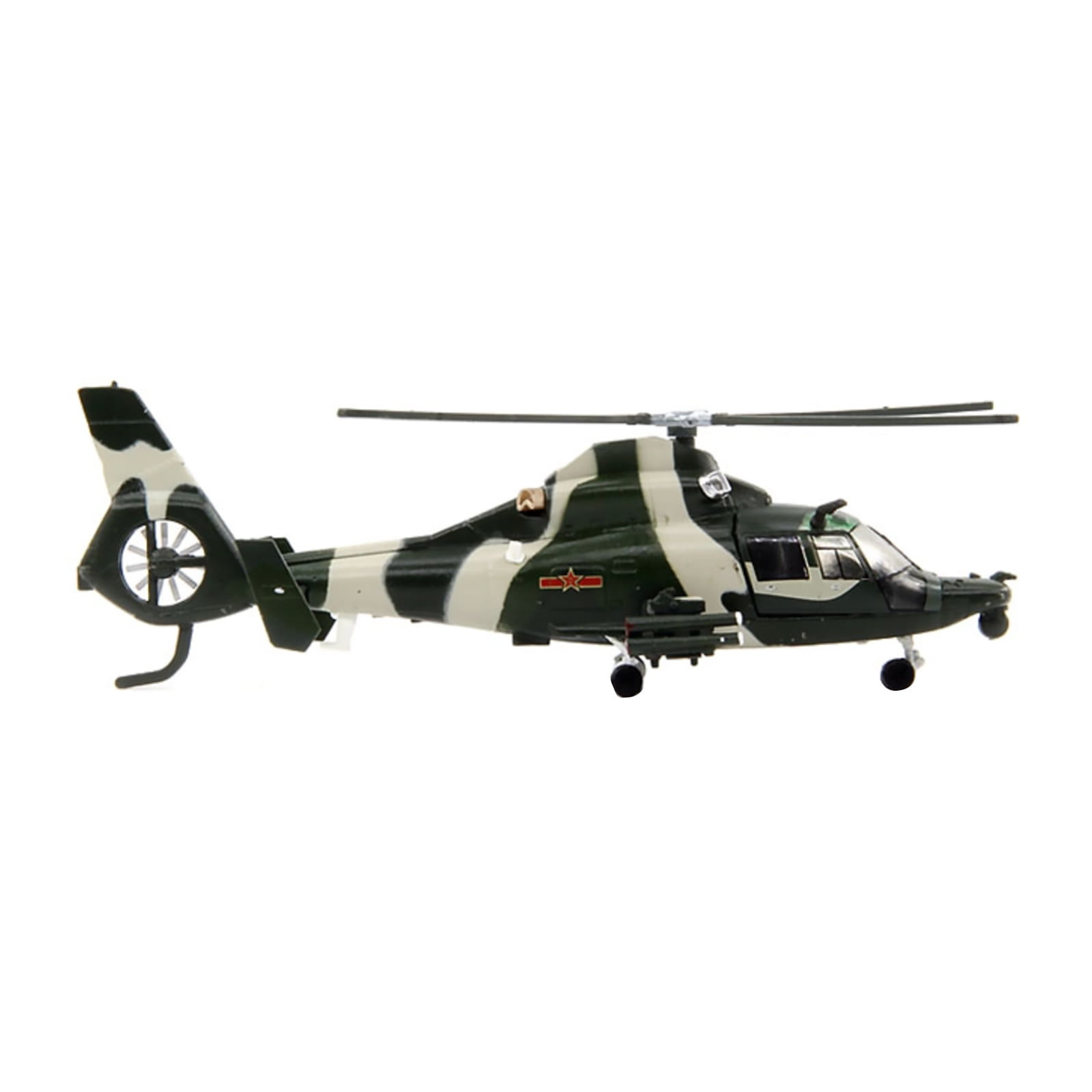 1/100 Scale Alloy Aircraft Chinese Air Force Helicopter WZ-9 Fighter Z ...