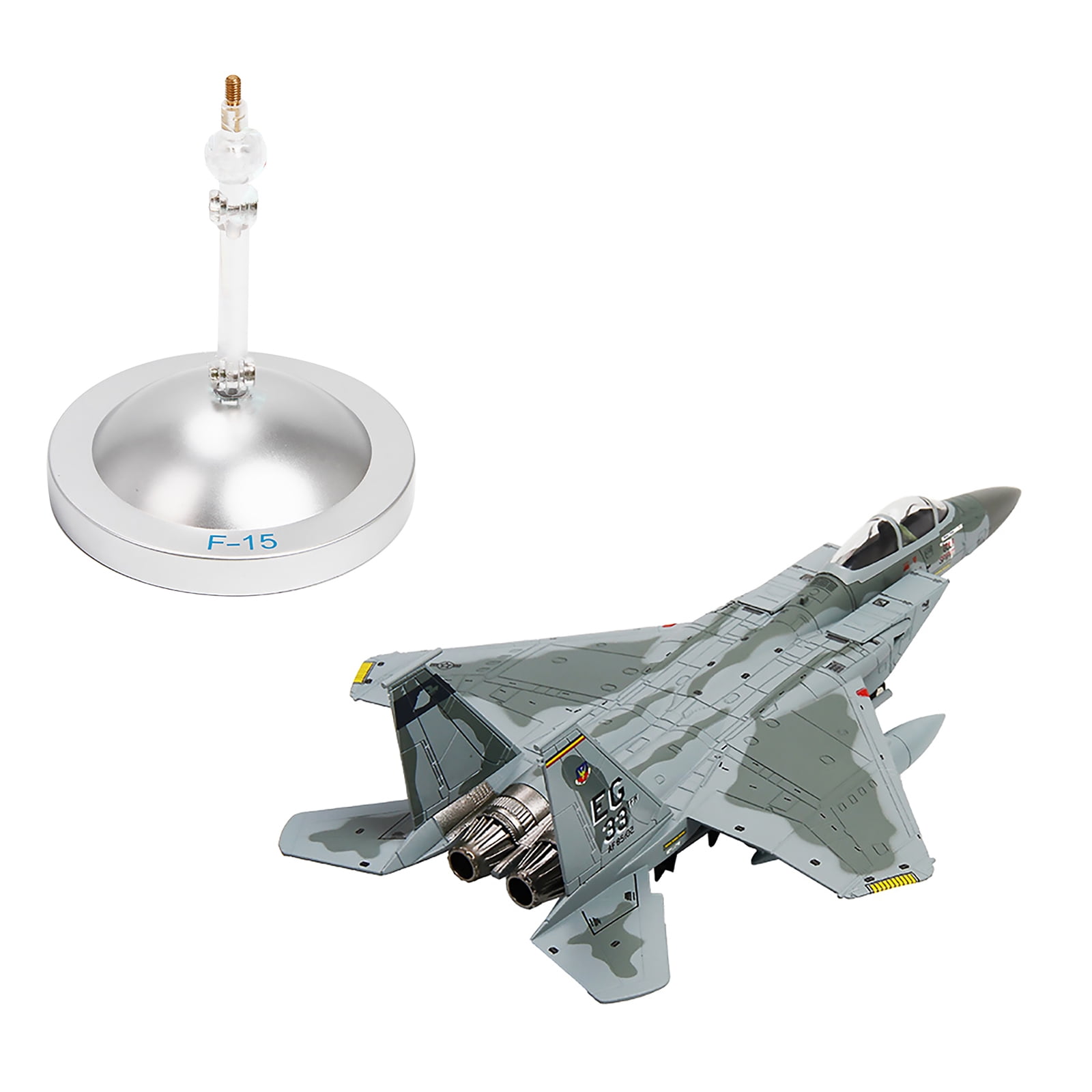 1:100 Scale F-15 Eagle Fighter Attack Model for Aviation Collection ...