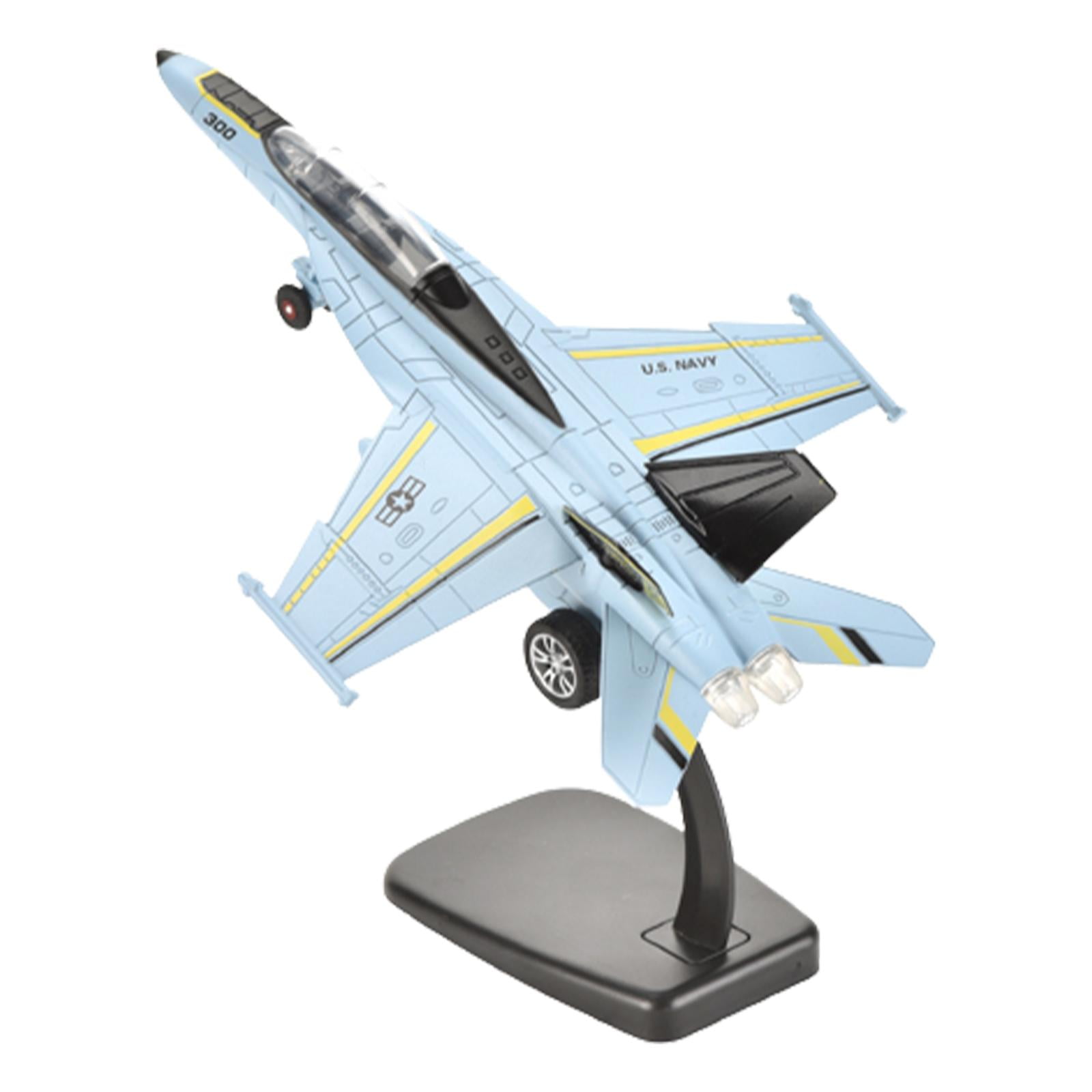 1/100 Scale F18 Fighter Aircraft Model with Light and Music with Base ...